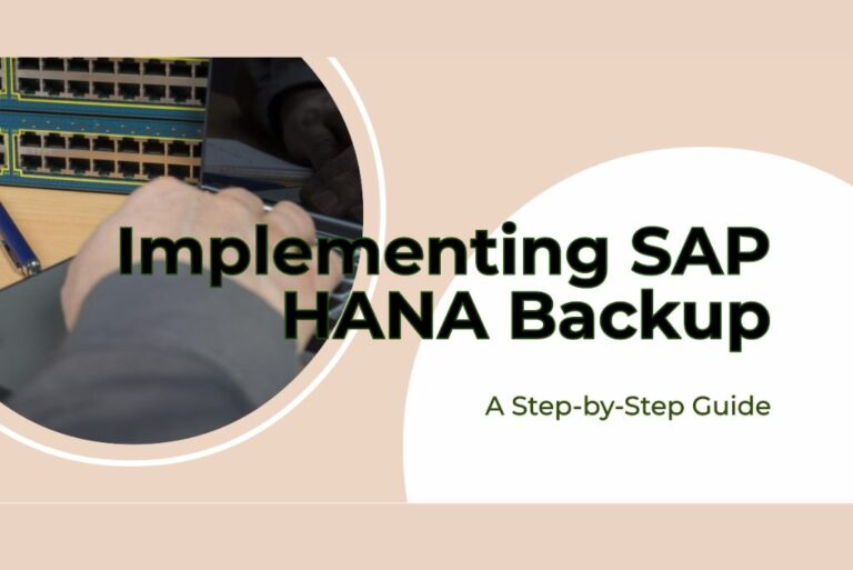 SAP HANA Backup: Your Complete Step-by-Step Guide
